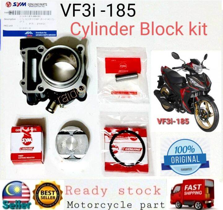 SYM VF3I185 Cylinder Block kit 100% original | Lazada