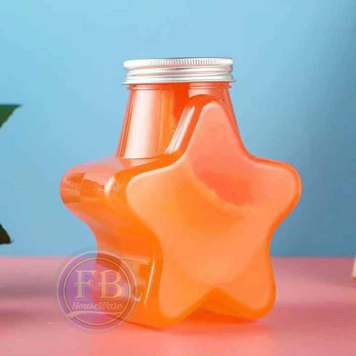 BOTOL MINUM KARAKTER BINTANG PLASTIK PET TEBAL TUTUP ALUMUNIUM VIRAL ...