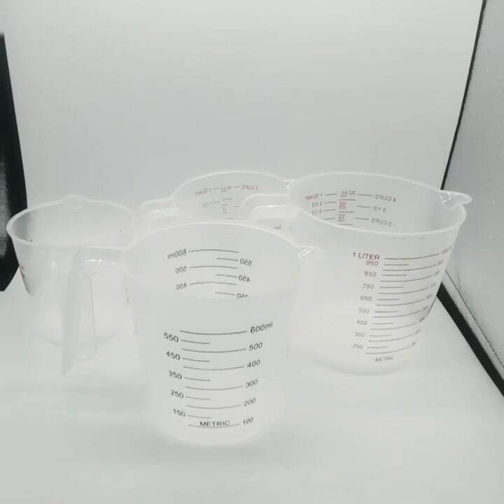 Plastic Measuring Cup With Handle Plastic Measuring Jug Measure Cup ...