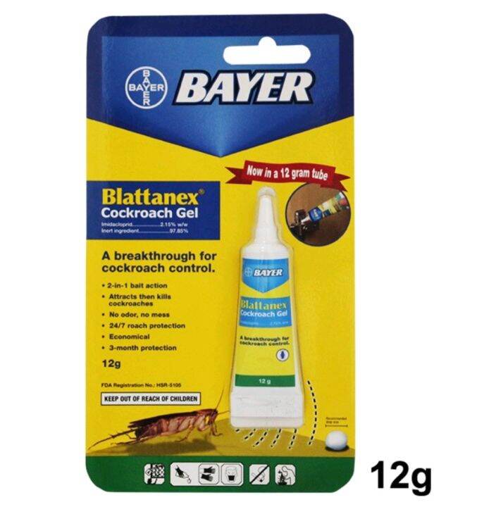 Bayer Blatannex Cockroach Gel 12g | Lazada PH