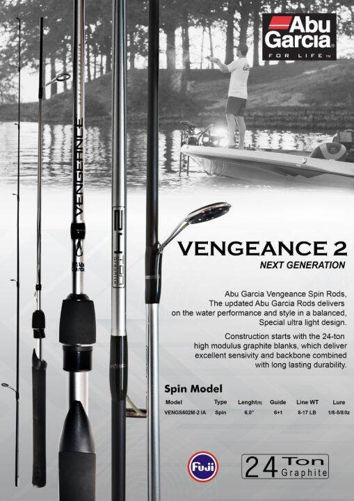 Joran Abu Garcia VENGEANCE Spinning Full Eva | Lazada Indonesia