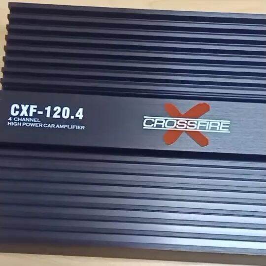 Crossfire-x เพาเวอร์ขับลำโพงเสียงกลาง คลาสAB4CH 2800W MAX ระบายความร้อน ...