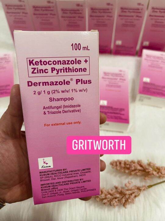 Dermazole Plus 100 ml Ketoconazole Anti-Dandruff Shampoo Dermagrade ...