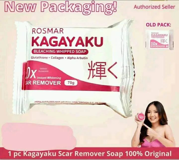 Rosmar Kagayaku Bleaching Whip Soap New Packaging Original 1BAR | Lazada PH