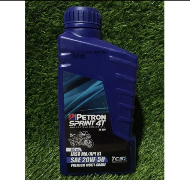 PETRON SPRINT 4T SR 450 (ENDURO) 20W50 Motorcycle Engine Oil 800ml ...