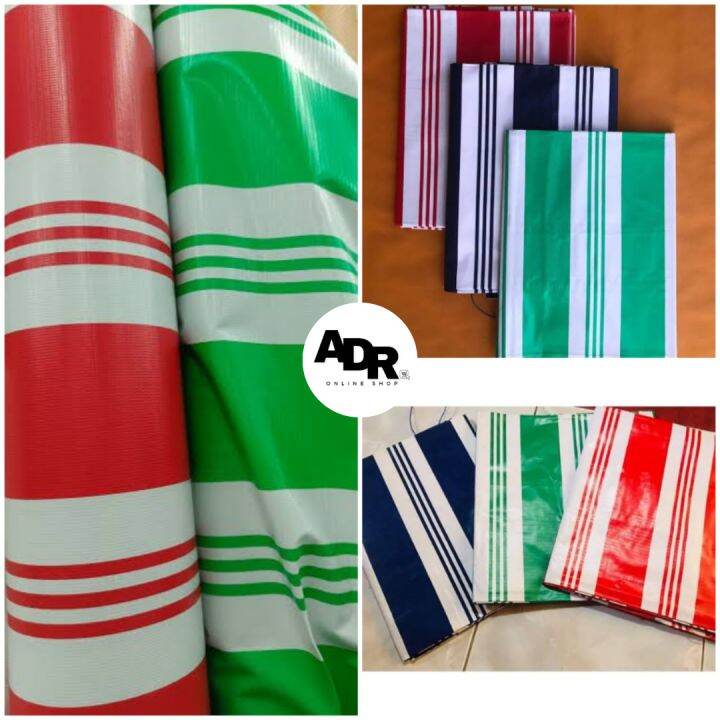 TOLDA LUNA MAKAPAL STRIPE AT YELLOW Super Laminated Per Meter sa haba ...