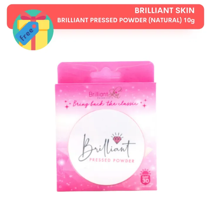Brilliant Skin Pressed Powder NATURAL With Freebies | Lazada PH