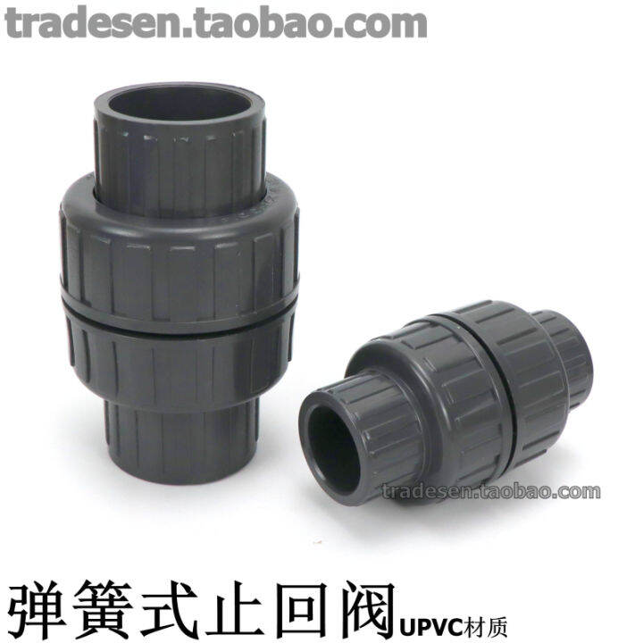 Plastic Check Valve PVC Check Valve Valve Spring Type One-Way Valve ...