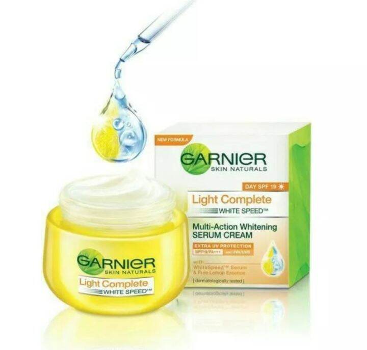 Garnier Light Complete Whitening Serum Cream SPF 19, 50 mL -1 pc ...