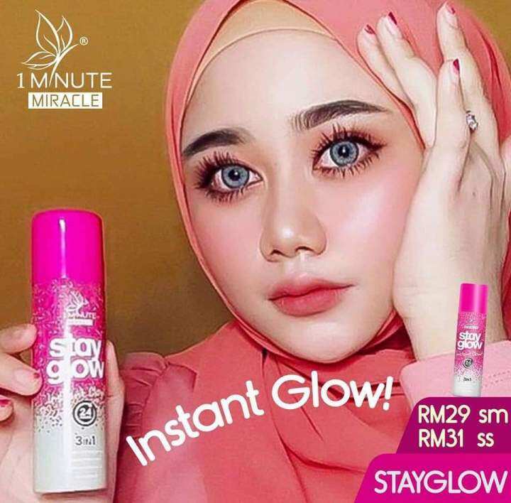 1 MINUTE MIRACLE STAY GLOW SPRAY 3 IN 1 | Lazada