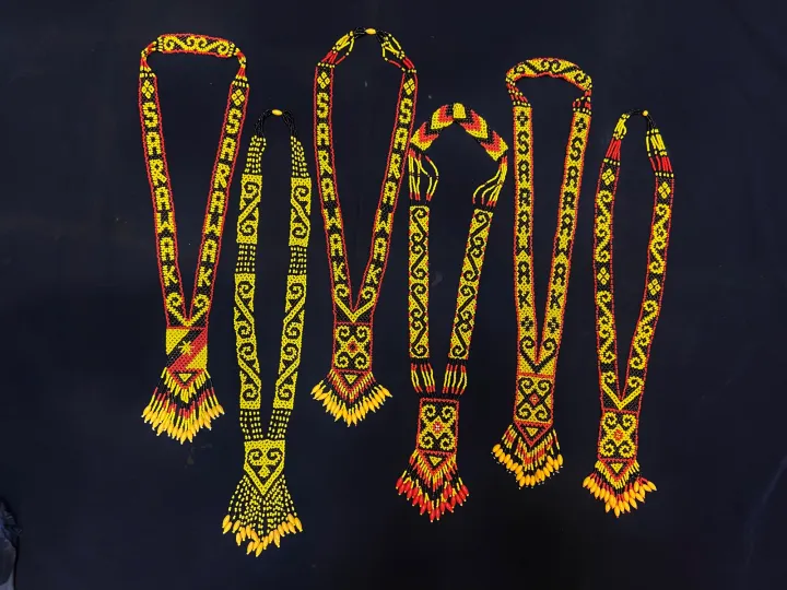 LBNsw01 Sarawak Bead Manik Necklace Souvenir Gift Handicraft Kuching ...