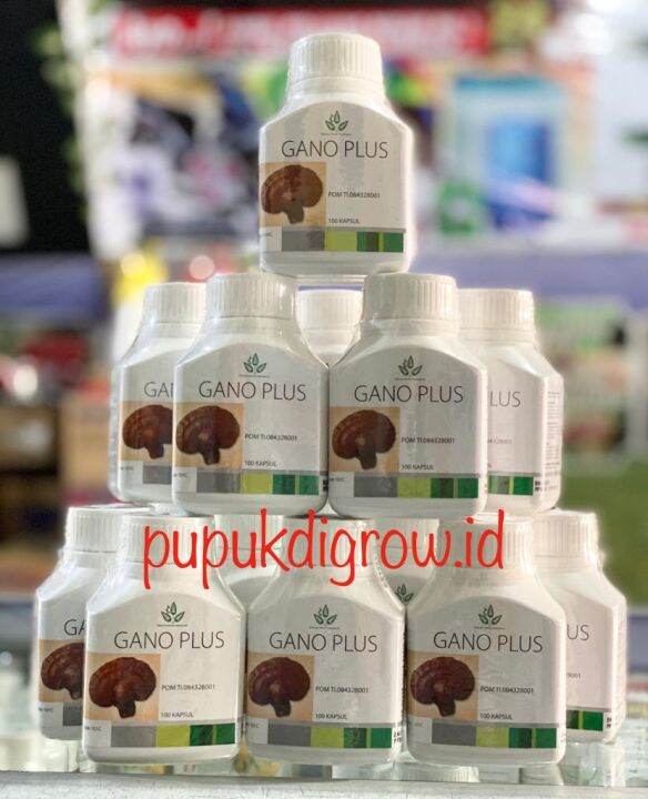 Gano Plus Ganoderma Lucidum (Suplemen Diabetes) 60 Kapsul dan Gano Plus ...