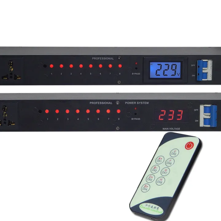 Seven-Sound Drum Filter Timing Sequencer with Air Open Circuit Breaker Power Supply Remote ...