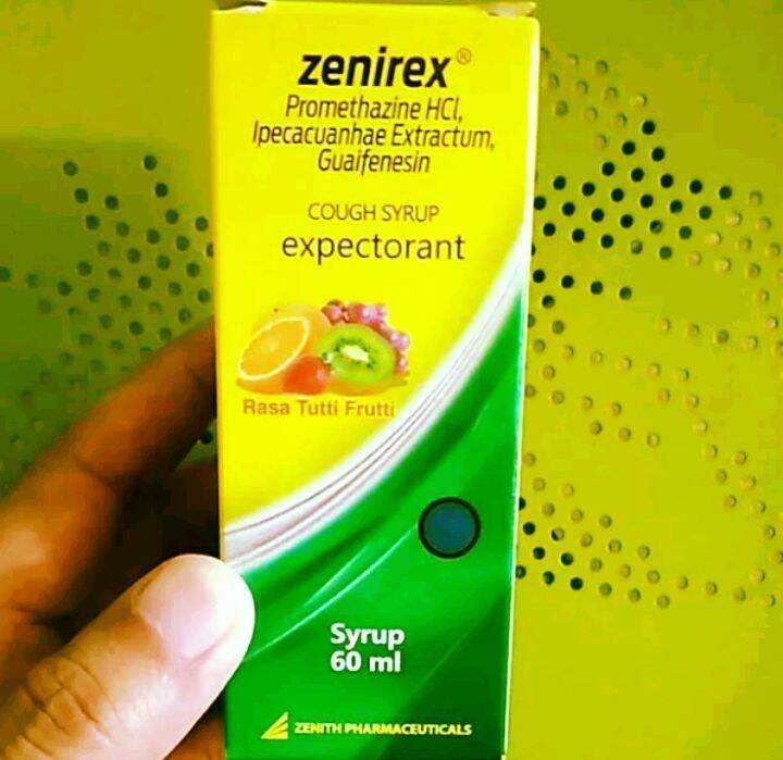 Zenirex Sirup 60 mL (Obat Batuk Alergi, Batuk Berdahak, Tenggorokan ...