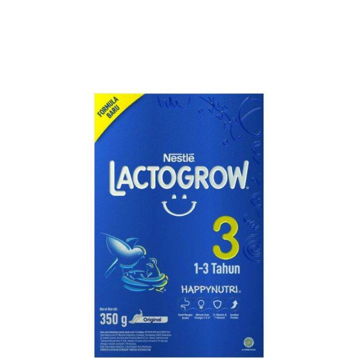 Nestle Lactogrow 3 Plain Box 350 gr | Lazada Indonesia