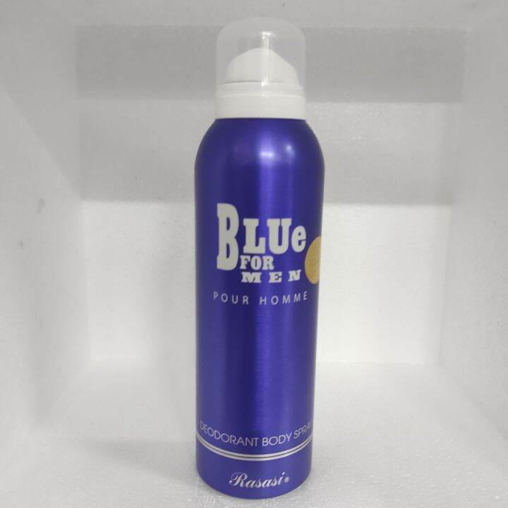 RASASI BLUE FOR MEN DEODORANT BODY SPRAY 200ML | Lazada
