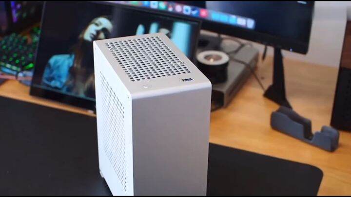 ZZAW A1P(New Version)MINI-ITX Computer Case Aluminum Desktop Office ...