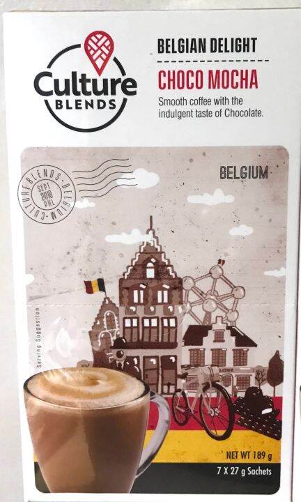 Culture Blends Belgian Delight Choco Mocha 189g Smooth Coffee with the Indulgent Taste of ...