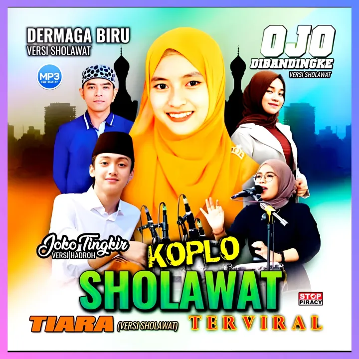 KASET CD MP3 MUSIK AUDIO KOLEKSI 125 SHOLAWAT KOPLO TERBARU 2022 - KASET LAGU SHOLAWAT ISLAM ...