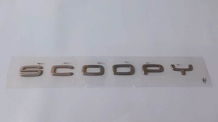 Emblem Scoopy New 2021 prestige Ori Kode K2F warna Gold Original ...
