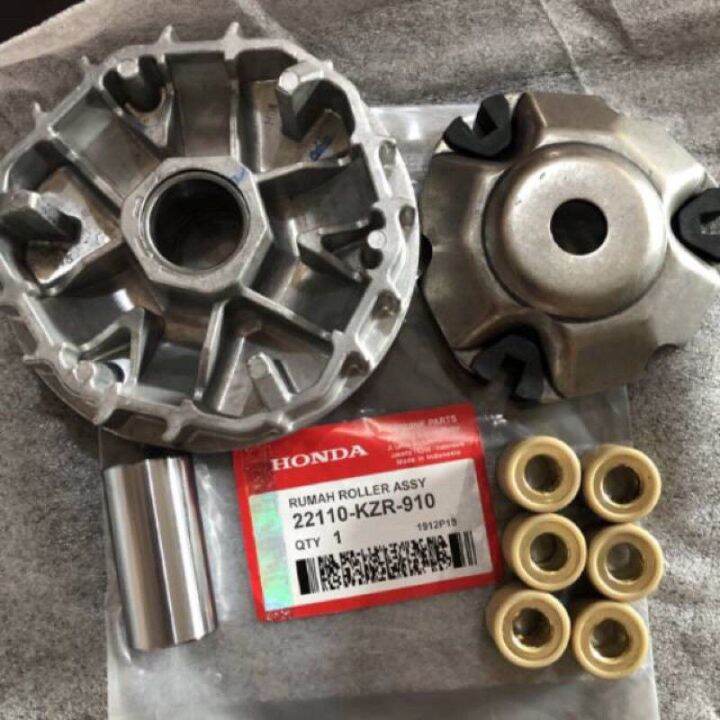 Pulley Set w/ Roller Weight Set & Slider Piece Set for Honda Click 125 ...