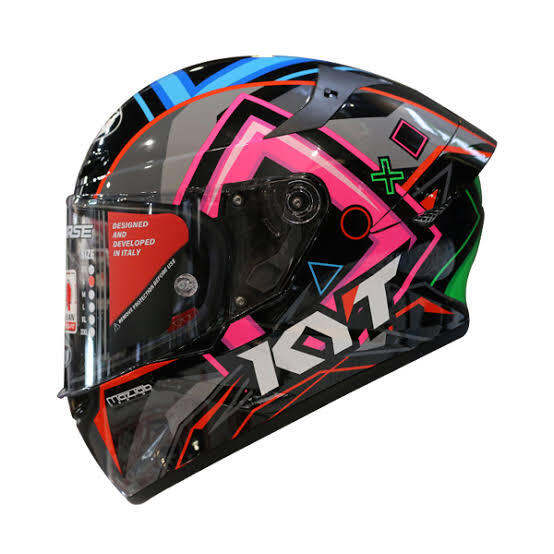 KYT TT-Course Ratthapark Play helmet bundled with Dri+ Ratthapark play ...