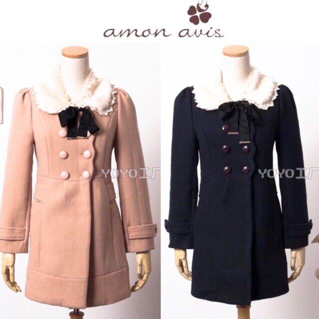 โค้ทเกาหลี โค้ทวูล เนื้อผ้าสักหลาดวูล โค้ทคุณหนู แนวอังกฤษ🌸แบรนด์ AMON ...