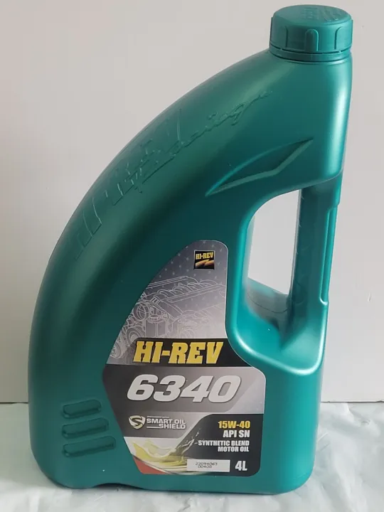 Hi-Rev High Temperature Protection 15w40 6340 Synthetic Blend Engine ...