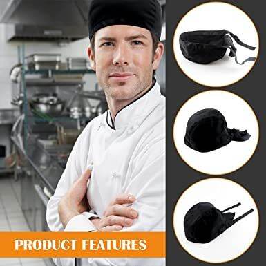 Chef Hat Hotel Restaurant Hat Work Catering Kitchen Apron Matching Hat ...