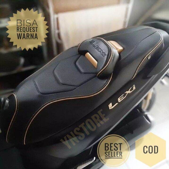 Kulit Jok Motor Custom Yamaha Lexi Modif Eropa Pnp Anti Rembes Air ...