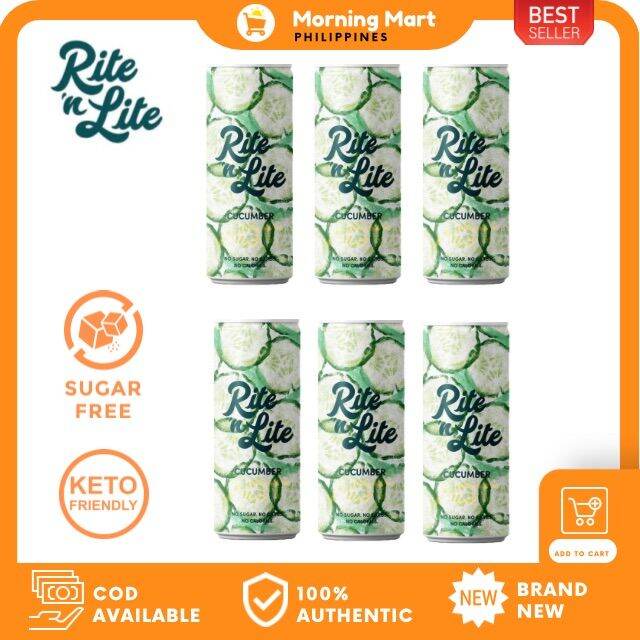 Rite 'n Lite Cucumber Soda | Keto-friendly | No sugar , No carbs , No ...