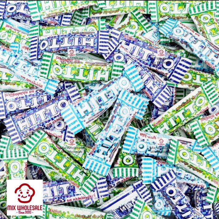 HITTO CHEWY CANDY. 300PCS DOUBLE LAYER COOL MINT GULA-GULA RAYA HALAL ...