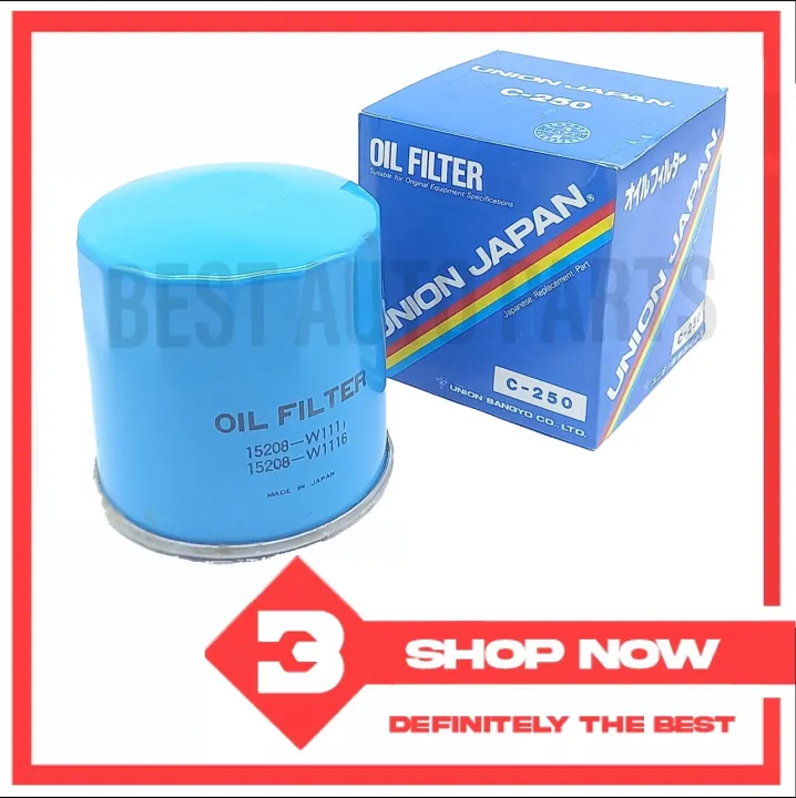 Union Oil Filter for Nissan Navara, NP300, Urvan NV350, Terra Diesel ...