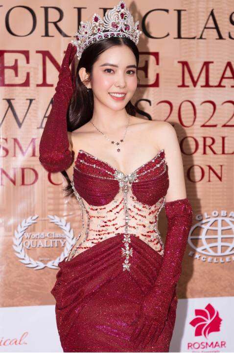 EasyJoin CC015 เดรสยาวเกาะอกสุภาพสตรี ซีทรูช่วงเอว ลากหางยาว งานพรีออเดอร์14-21วัน เช่าทักแชททาง ...