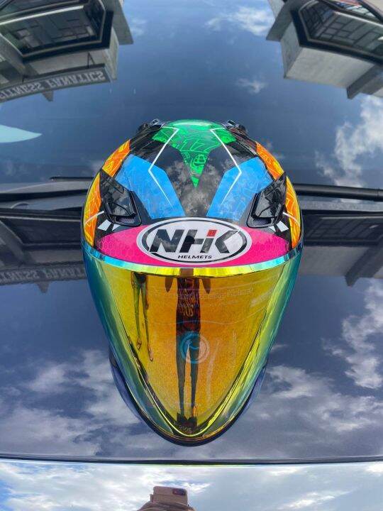 NHK R1 v2 KAREL BRNO BLACK/ METALIC/YELLOW GLOSS | Lazada