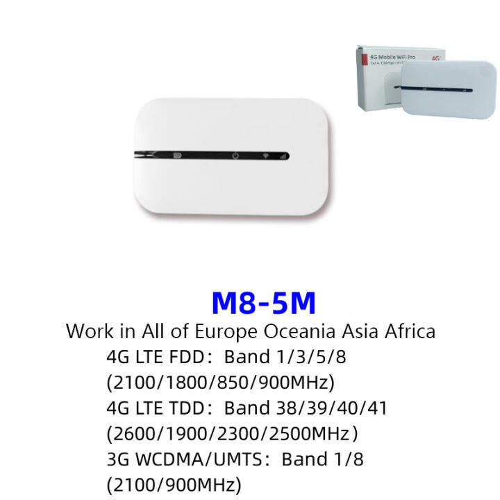 ไวไฟพกพา Pocket wifi Aircard Wifi Modem 4G LTE 300 Mbps ไวไฟพกพา รองรับทุกซิม โมบายไวไฟ Router ...