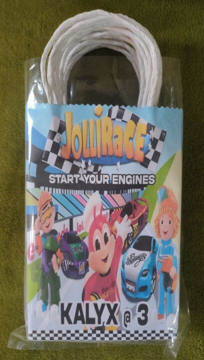 Jollirace Design 2 Customize Name Lootbag sold per 10pcs | Lazada PH
