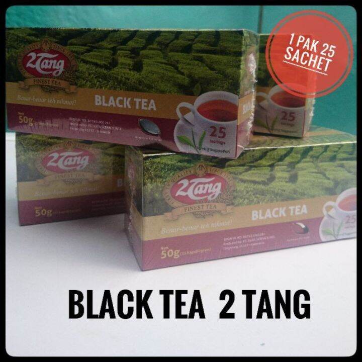 TEH 2 TANG CELUP BLACK TEA CELUP 2 TANG 1 BOX | Lazada Indonesia