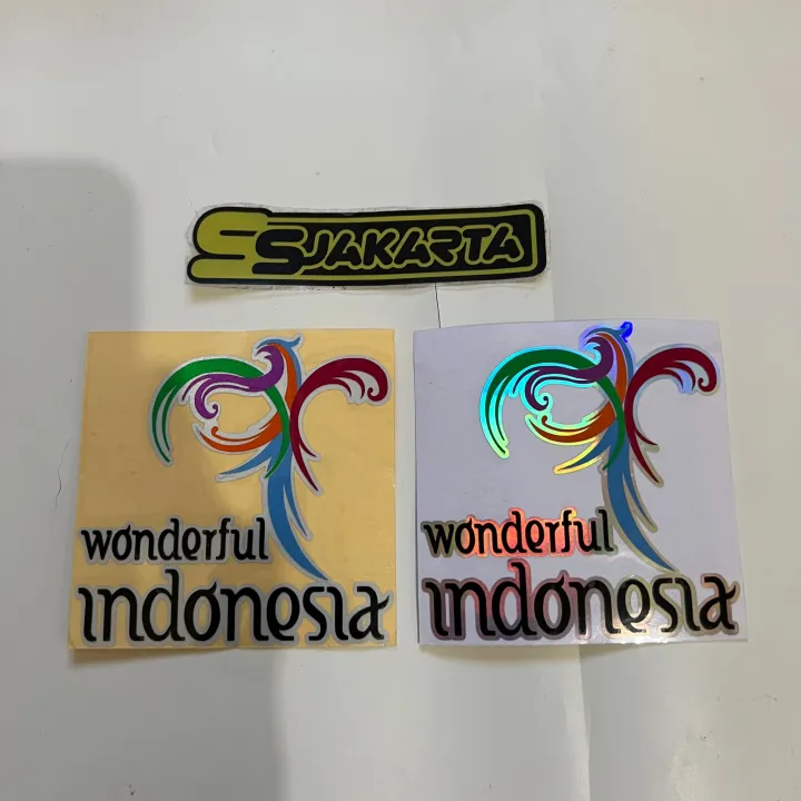 STIKER STICKER WONDERFUL INDONESIA CUTTING | Lazada Indonesia