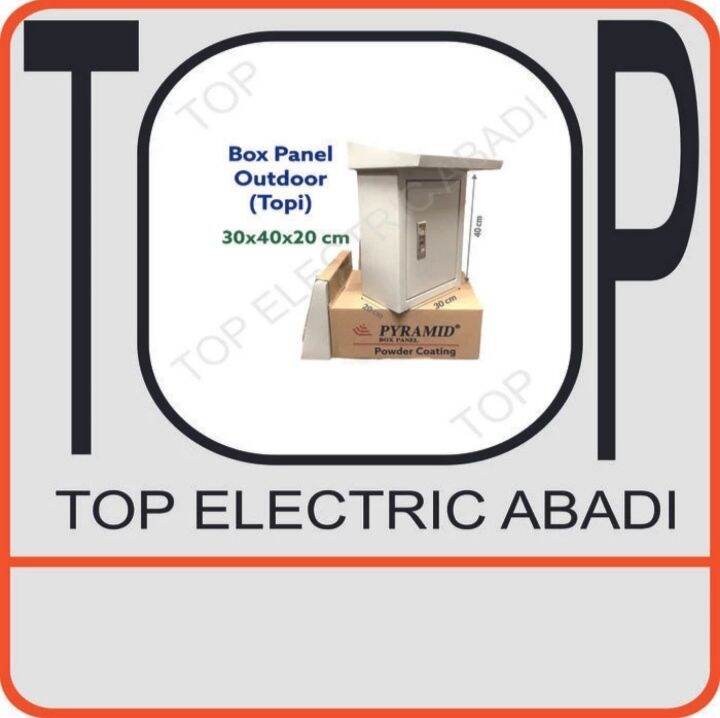 BOX PANEL LISTRIK PYRAMID 30X40X20 CM OUTDOOR POWDER COATING / PIRAMID ...