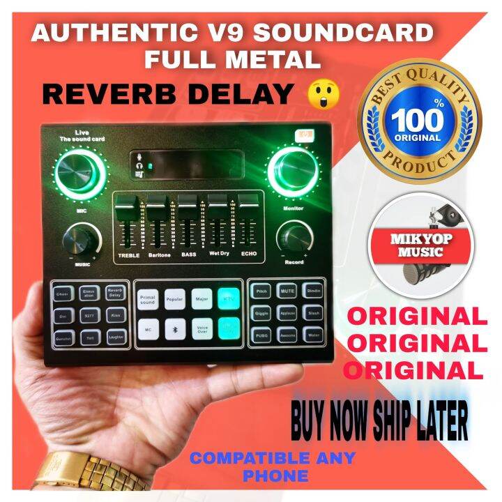 V9 SOUNDCARD Studio Soundcard Live streaming Soundcard Original V9 ...