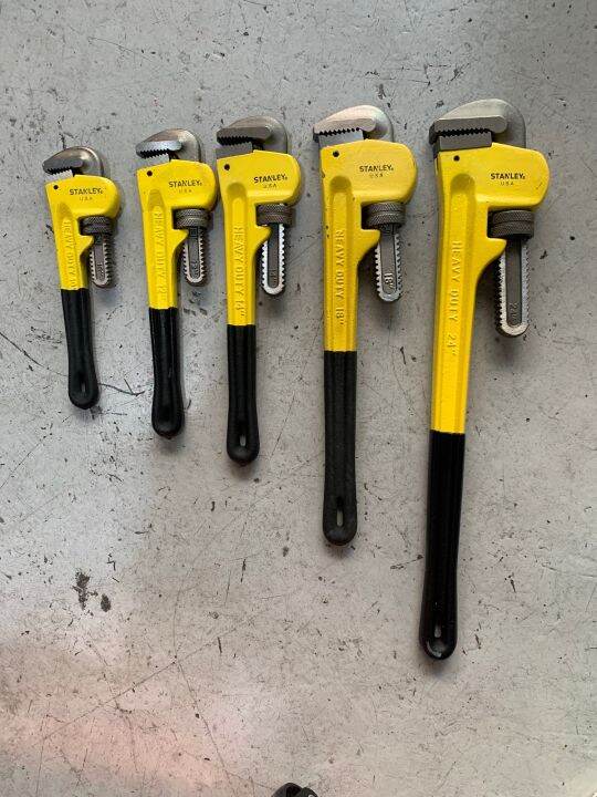 STANLEY U.S.A Pipe Wrench Heavy Duty (10"-24") [Yabe Tubo] | Lazada PH