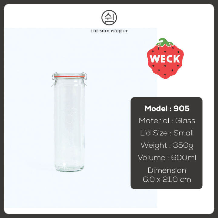 Weck Cylinder 905 (600ml) | Lazada
