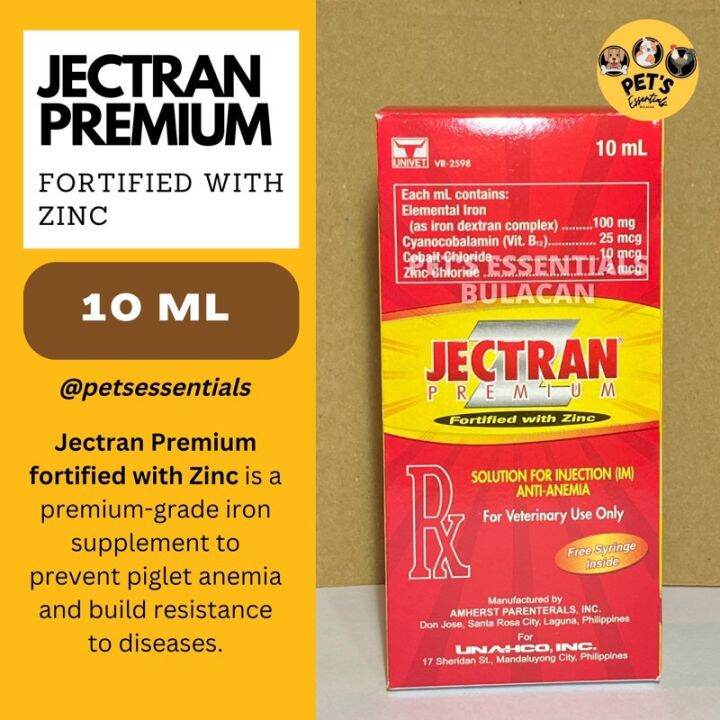 Jectran Fortified with Zinc 10ml | Lazada PH