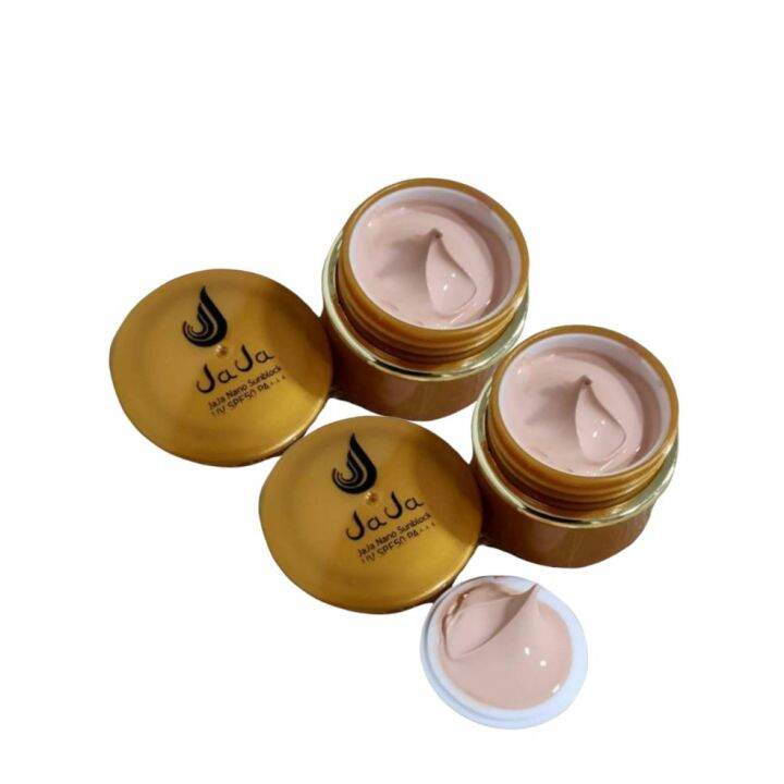 (2 ชิ้น x 5g) ครีมกันแดด JaJa Nano sunblock SPF50 PA+++ จ๊ะจ๋า กันแดดจ๊ะจ๋านาโน ผิวหน้าสว่างใส ...