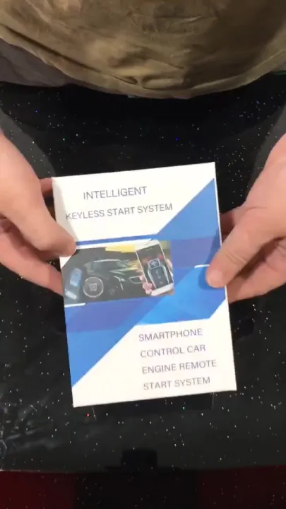 Universal Car Alarm Security Protection With Start Engine Auto Start ...