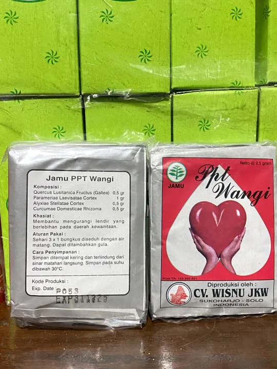 Jamu Pepet Wangi cap Wisnu isi 10 Sachet | Lazada Indonesia