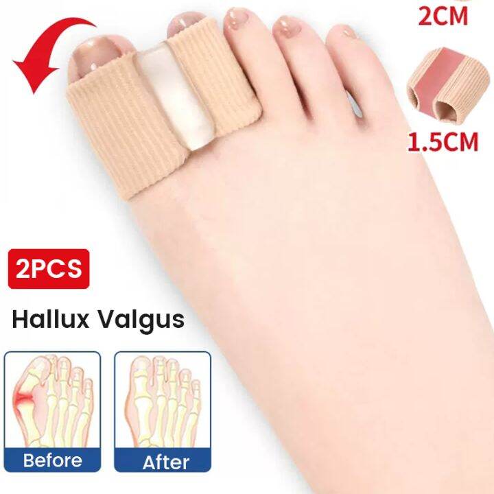 VTTO 2Pcs Gel Toe Separators Bunion Corrector for Overlapping Toe ...
