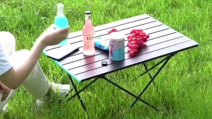 【Local Delivery】Folding Camping Table Barbecue Picnic Outdoor Portable ...