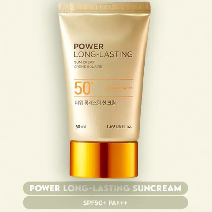 The Face Shop Power Long Lasting Sun Cream Sunscreen Oil Free Control ...